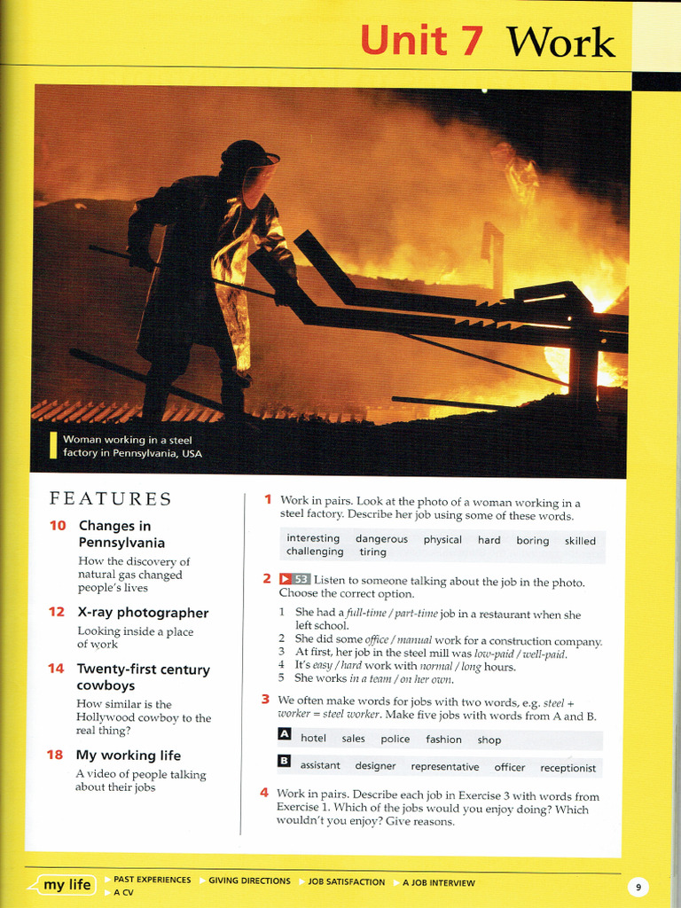 Life Students Book and Workbook (Pre-Intermediate) - Unit 7 | PDF