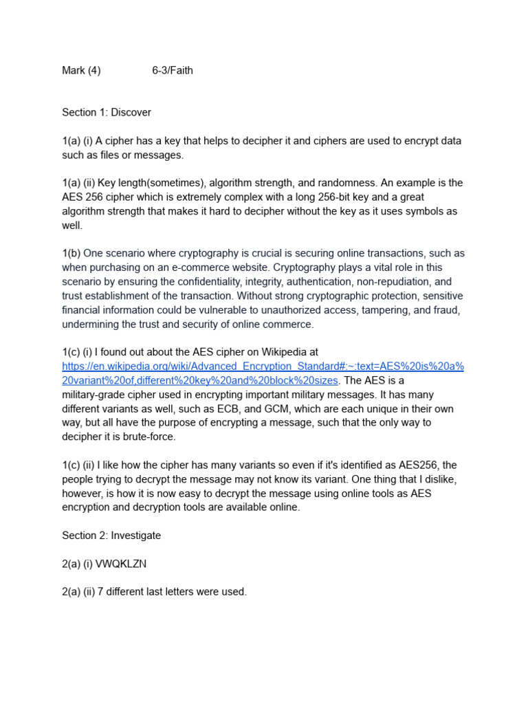 Understanding Cryptography and Ciphers | PDF | Encryption | Computers