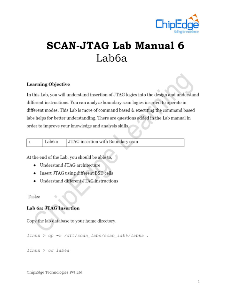 Jtag Lab | PDF