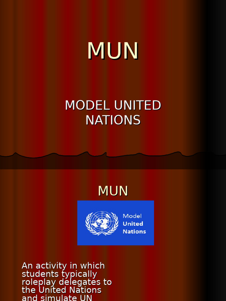 MUN 1 | PDF