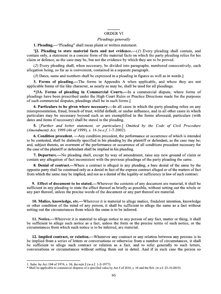 Civil Pro - Code | PDF