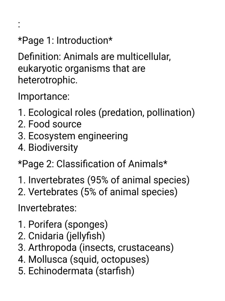 Understanding Animal Diversity | PDF