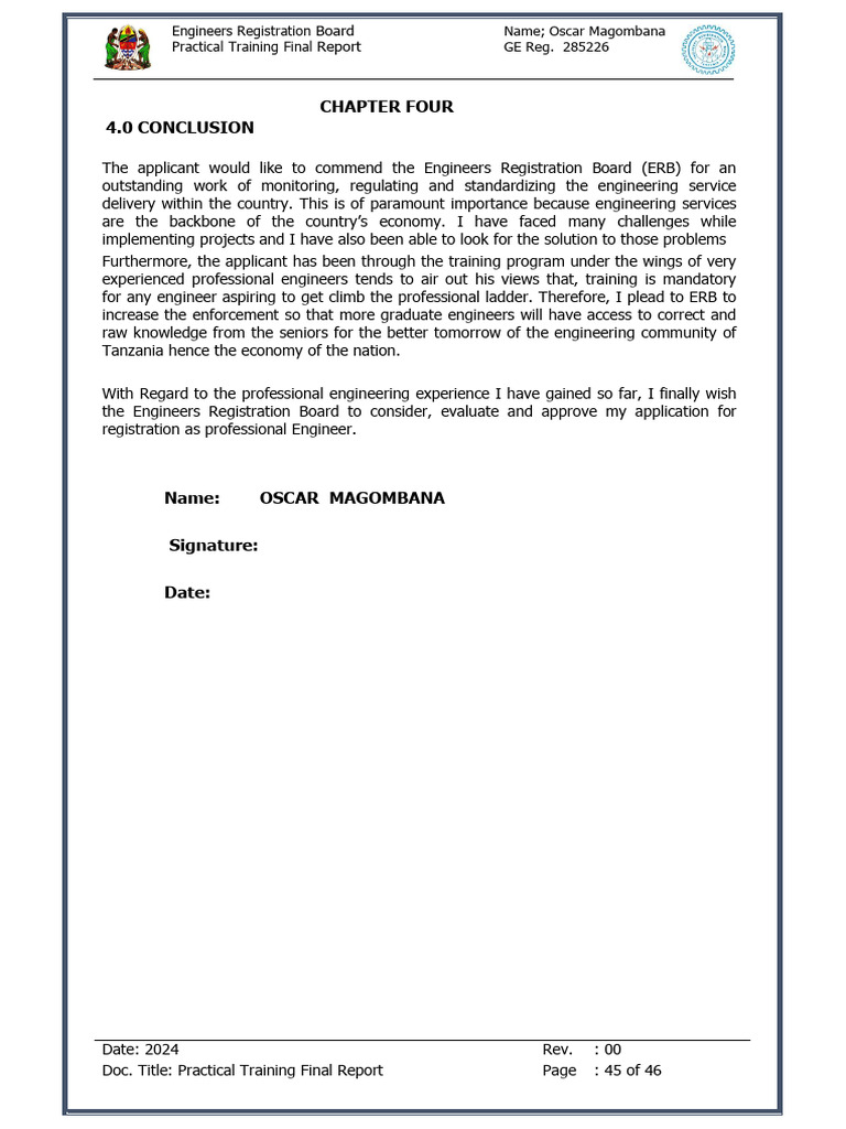 Pe Oscar Final Report B (1) 1 | PDF