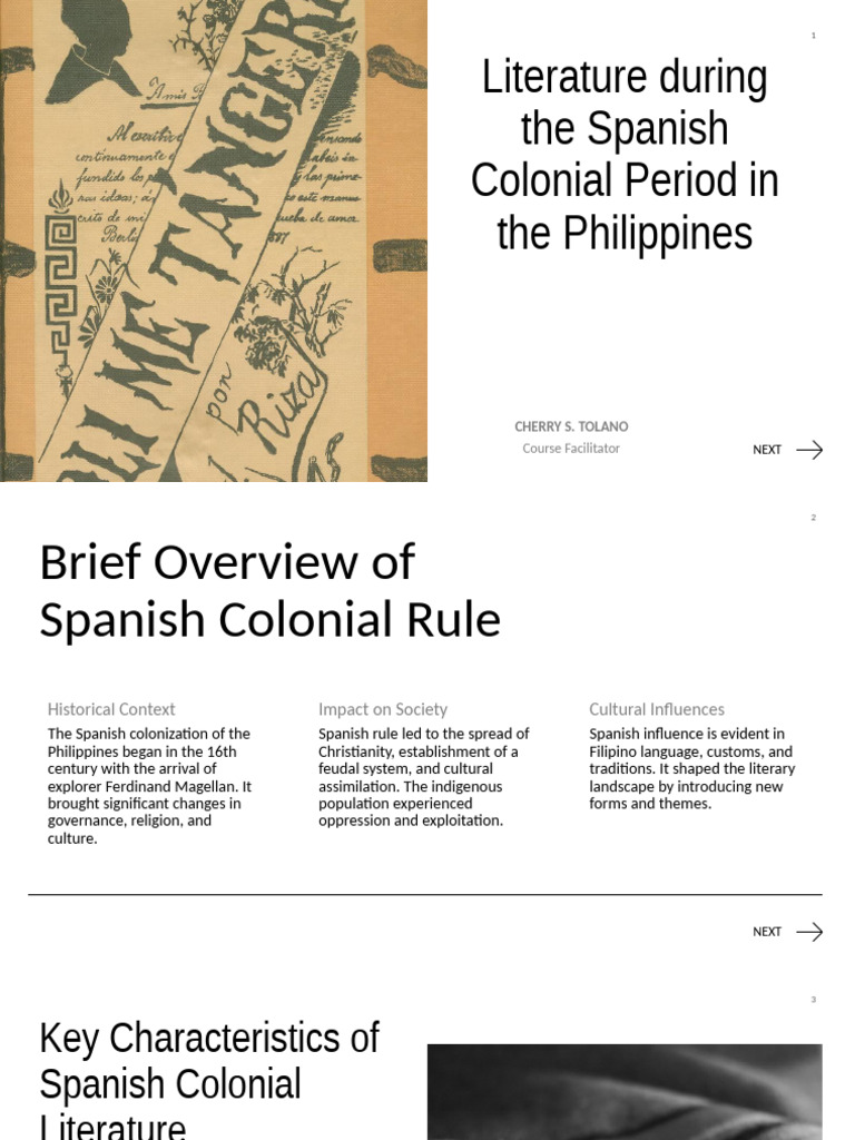 Literature During The Spanish Colonial Period in The Phil. | PDF