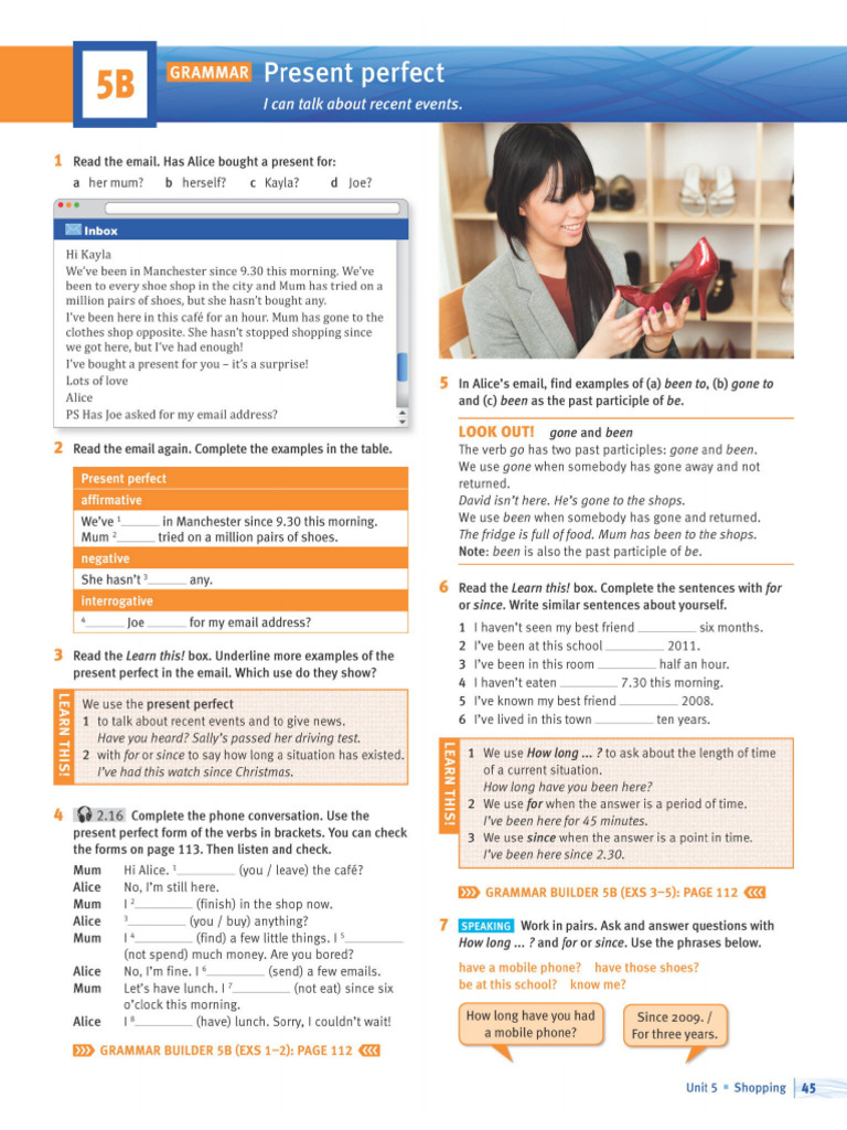 Present Perfect Solutions Pre-Intermediate Students Book | PDF