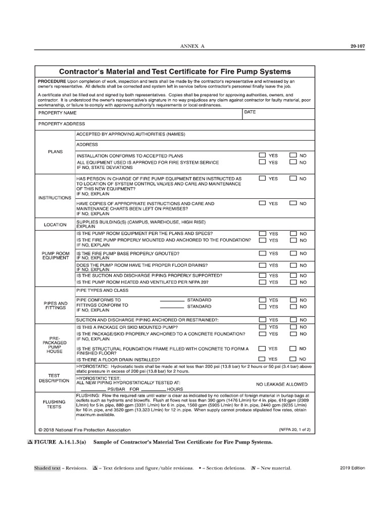 Nfpa 20 Exceptt | PDF