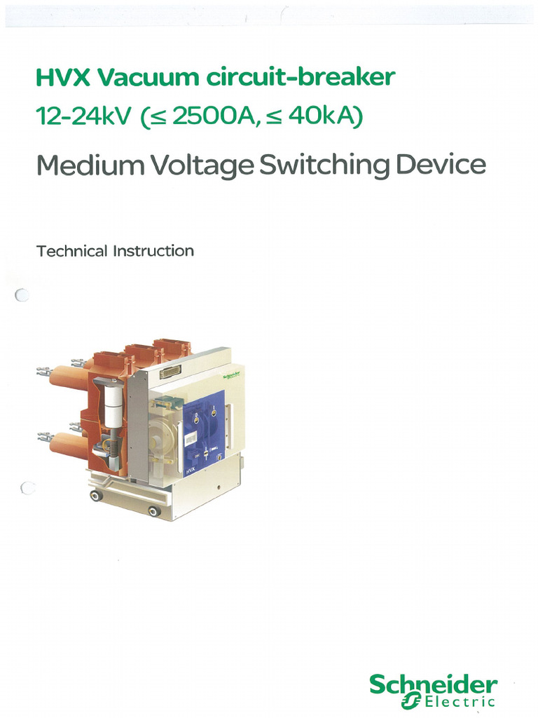 10-Vacuum Ckt Breaker Technical Instructions | PDF