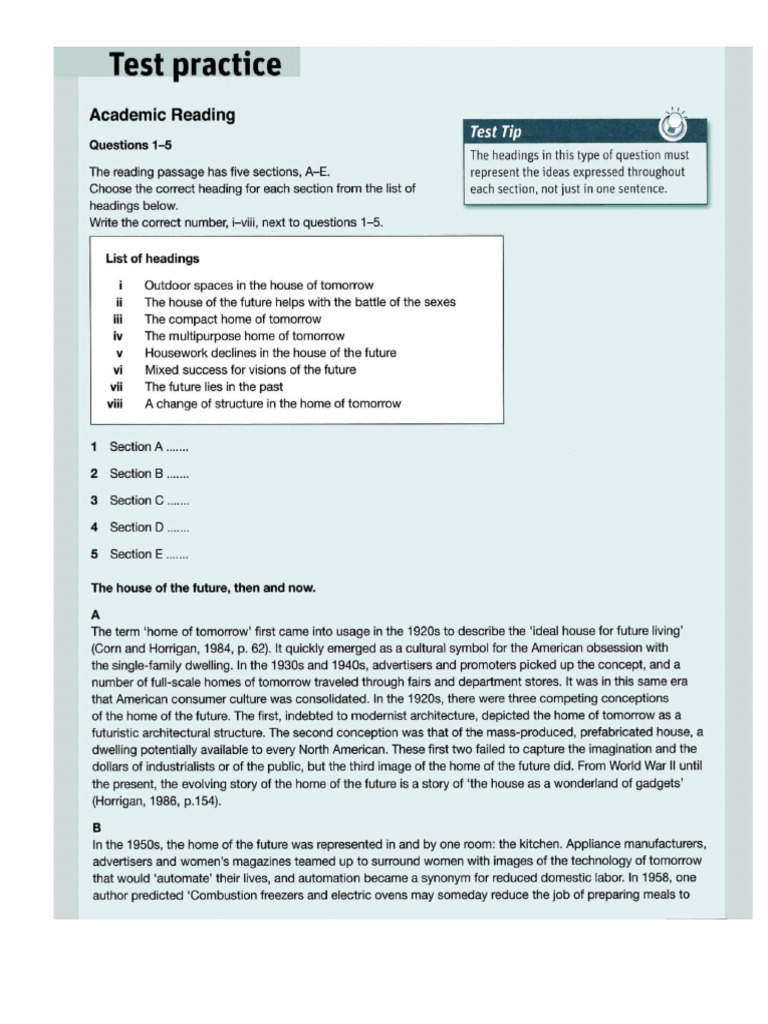[HANDOUT] READING PRACTICE C1+ | PDF