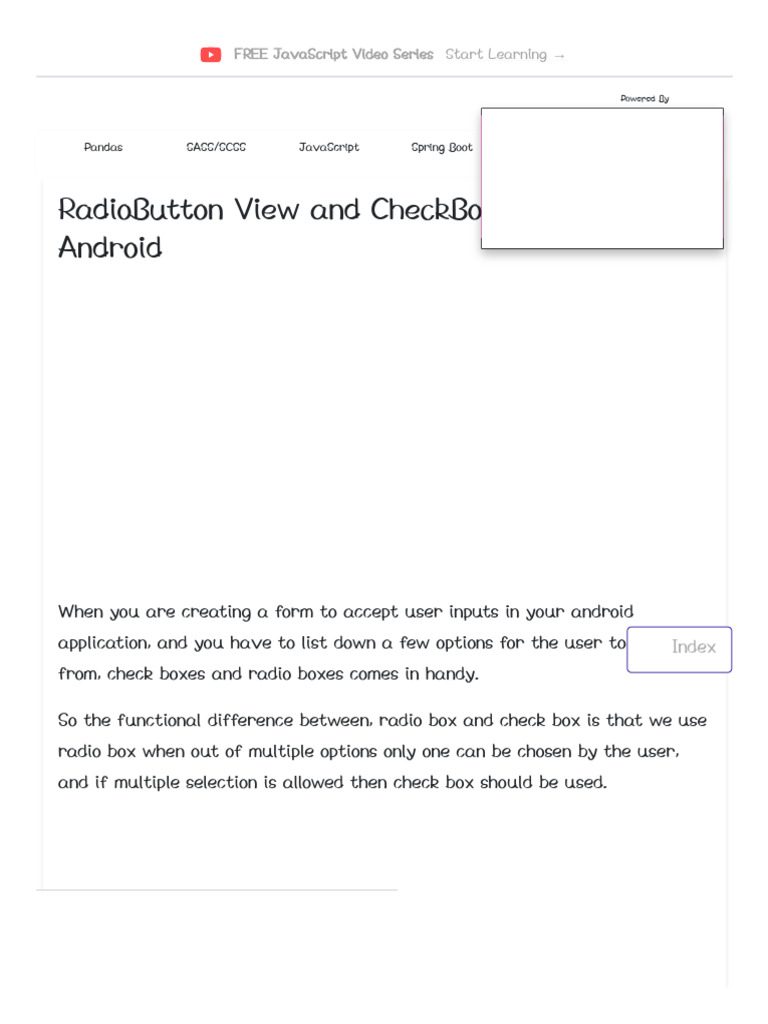 Radio Button | PDF