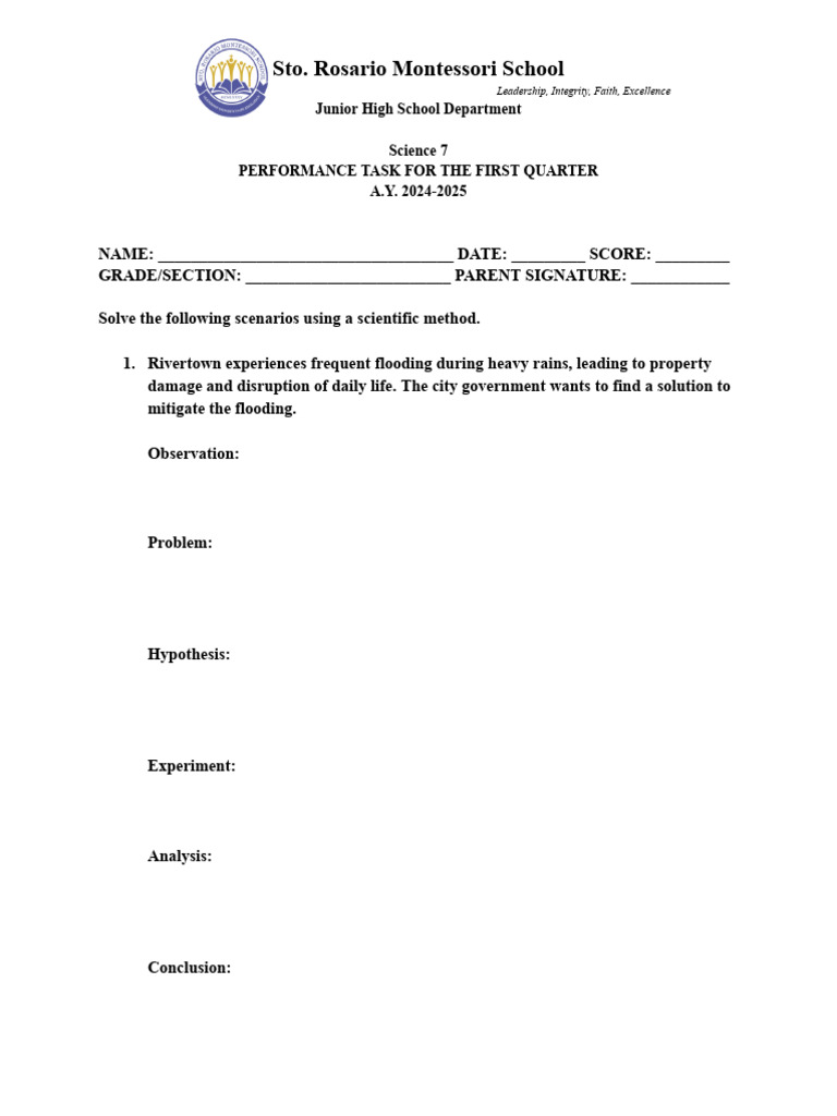 Science 7 PeTa | PDF