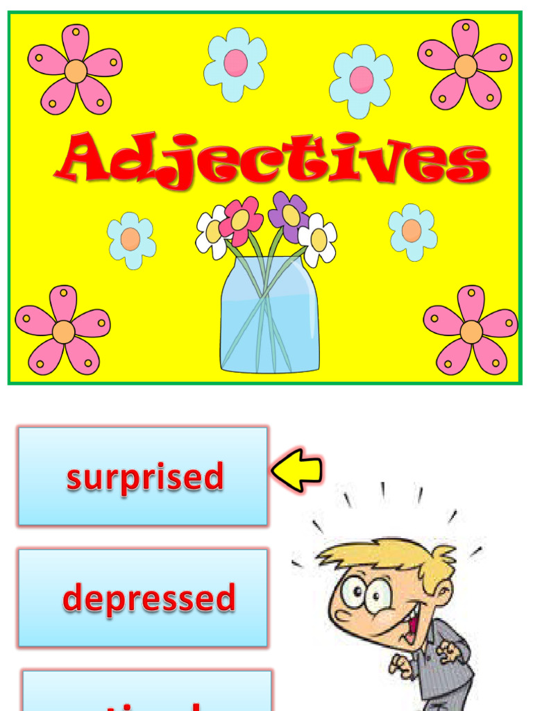 Adjectives Classroom Posters Fun Activities Games 65479 | PDF