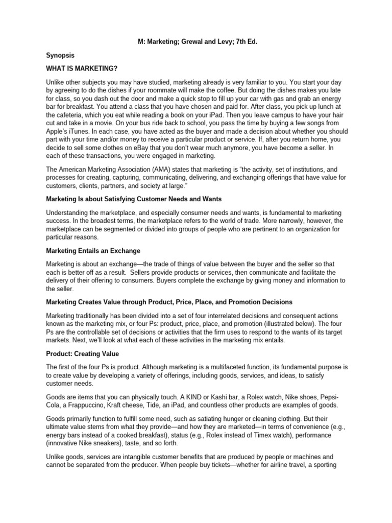 What Is Marketing | PDF