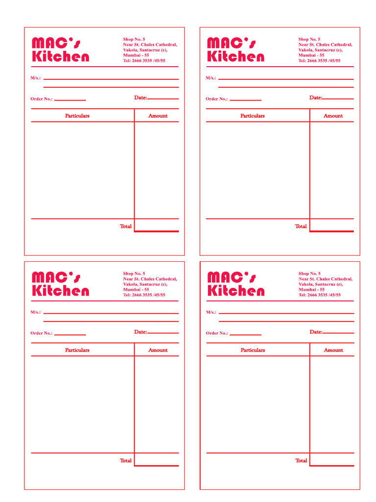 Food Bill | PDF