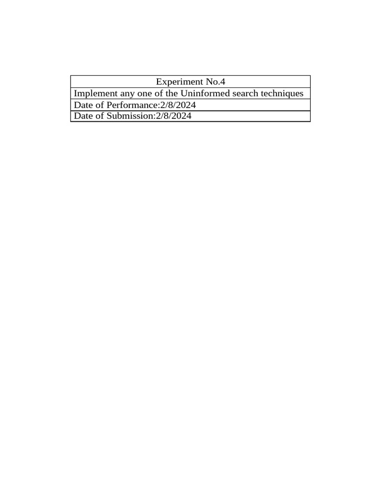 Experiment No 4 Ai Sc Pdf 