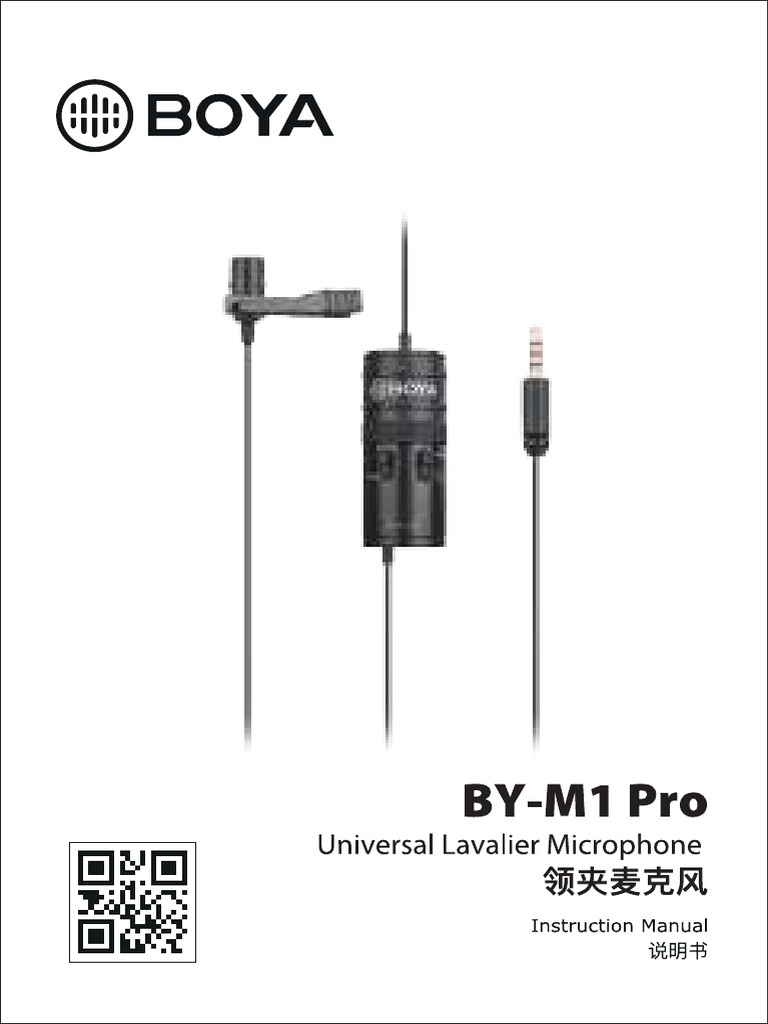 Boya m1 Pro Manual | PDF