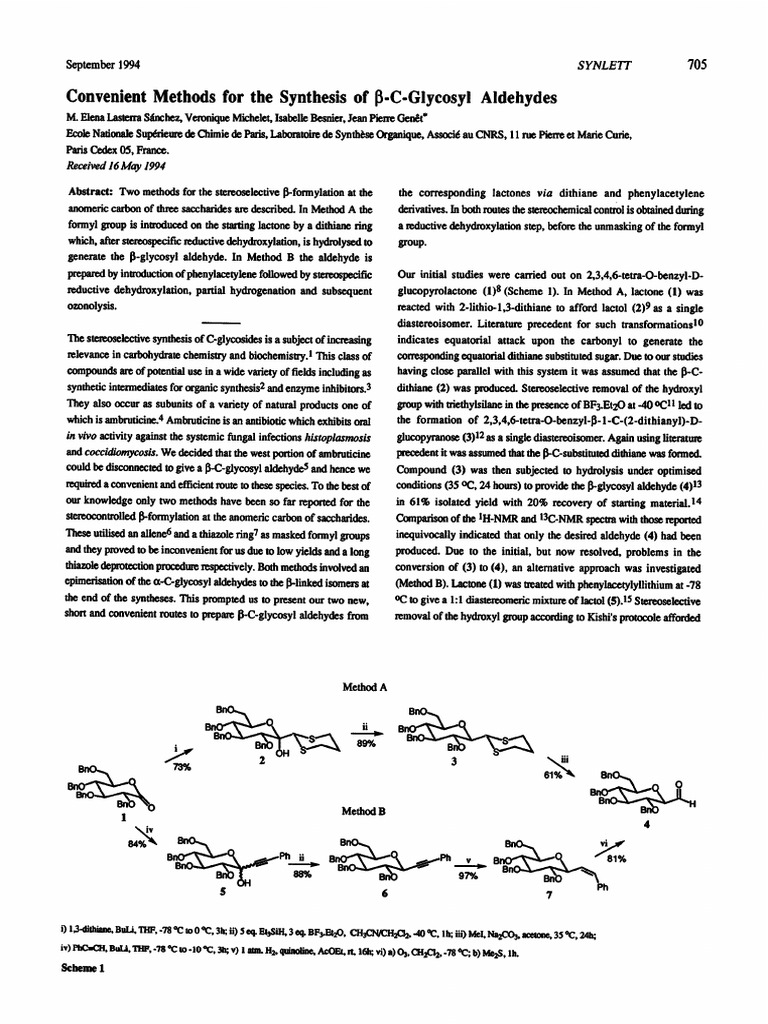 Synlett, 1994, 705-708 | PDF