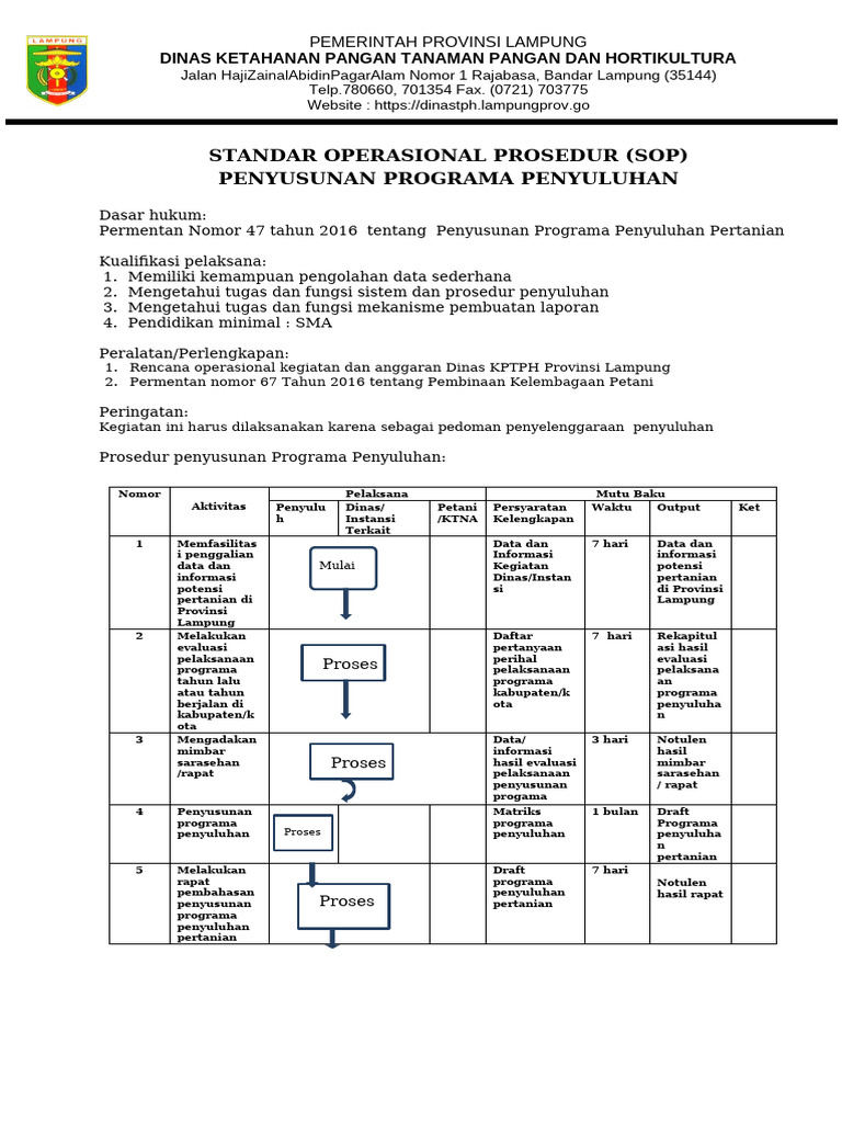 Sop Programa Uptd 2024 Pdf