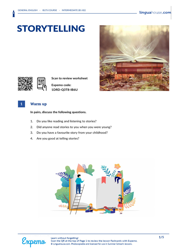 Storytelling British English Student | PDF