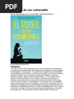 El Poder de la Vulnerabilidad de Brené Brown | PDF | Valor | Las emociones