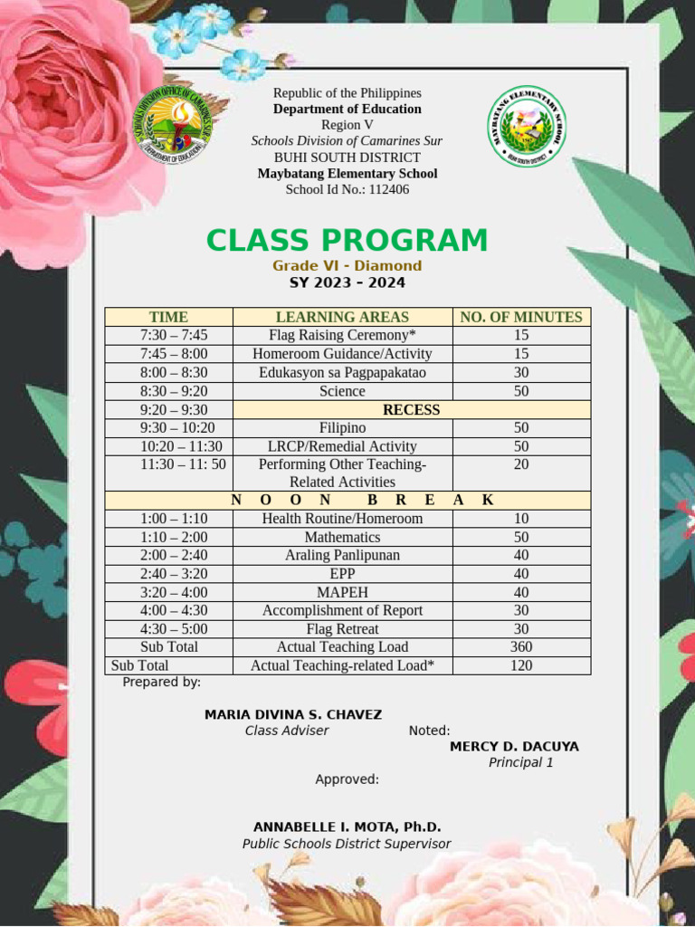 CLASS-PROGRAM | PDF