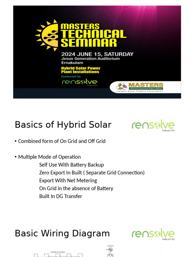 Basics of Hybrid Solar | PDF
