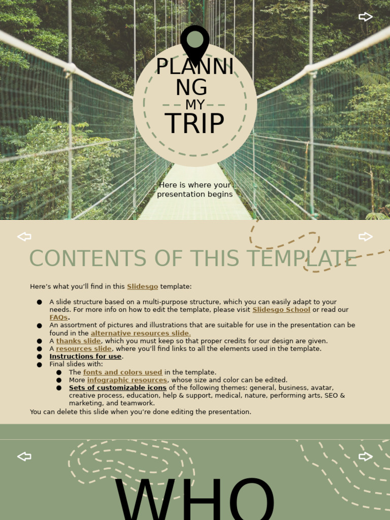 Planning My Trip XL - by Slidesgo | PDF