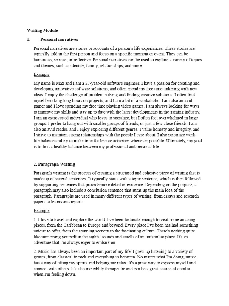 Writing Manual For XI and XII | PDF