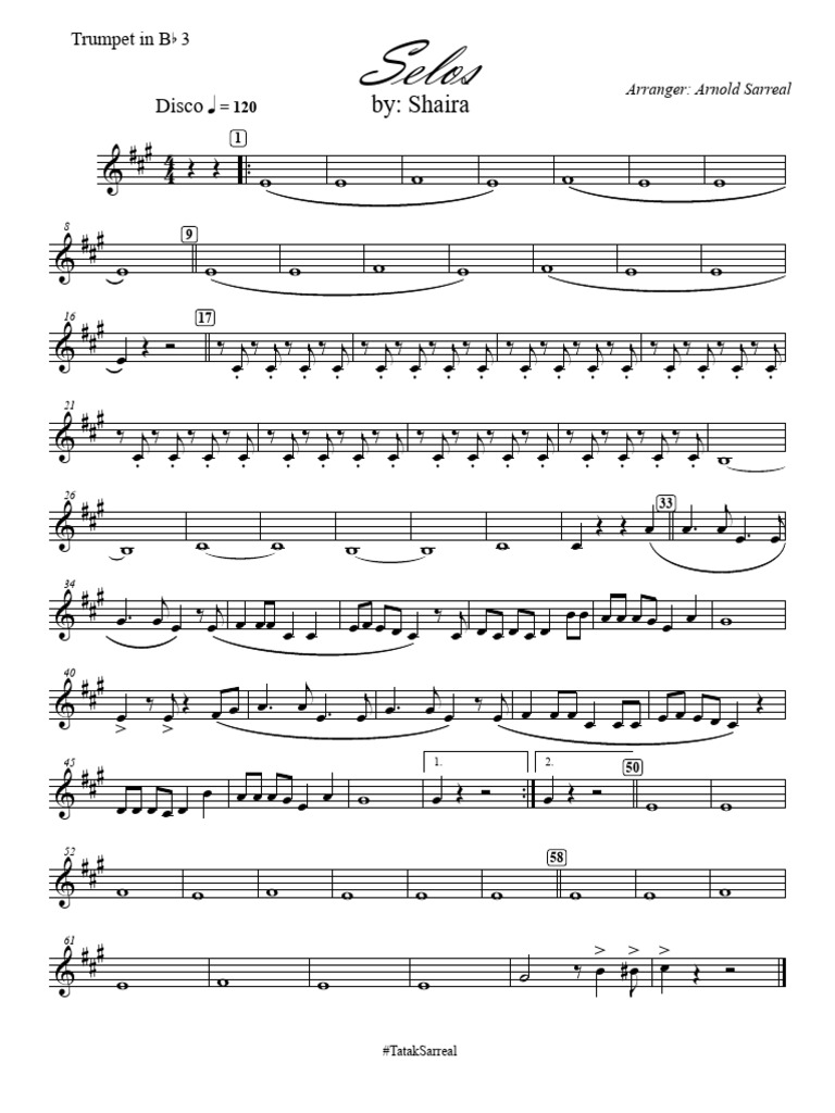 Selos - Trumpet 3 | PDF