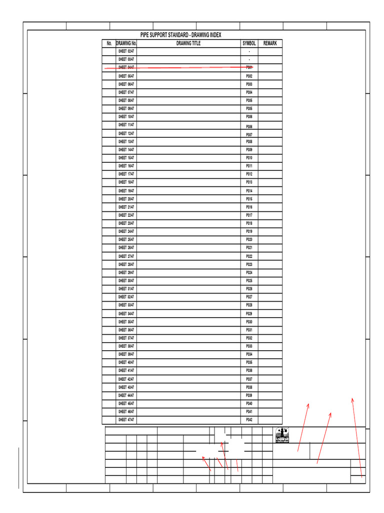 KNT 001 Ts Pi1 SP 008 - 0 - Pipe Support Standardcthi CMT | PDF