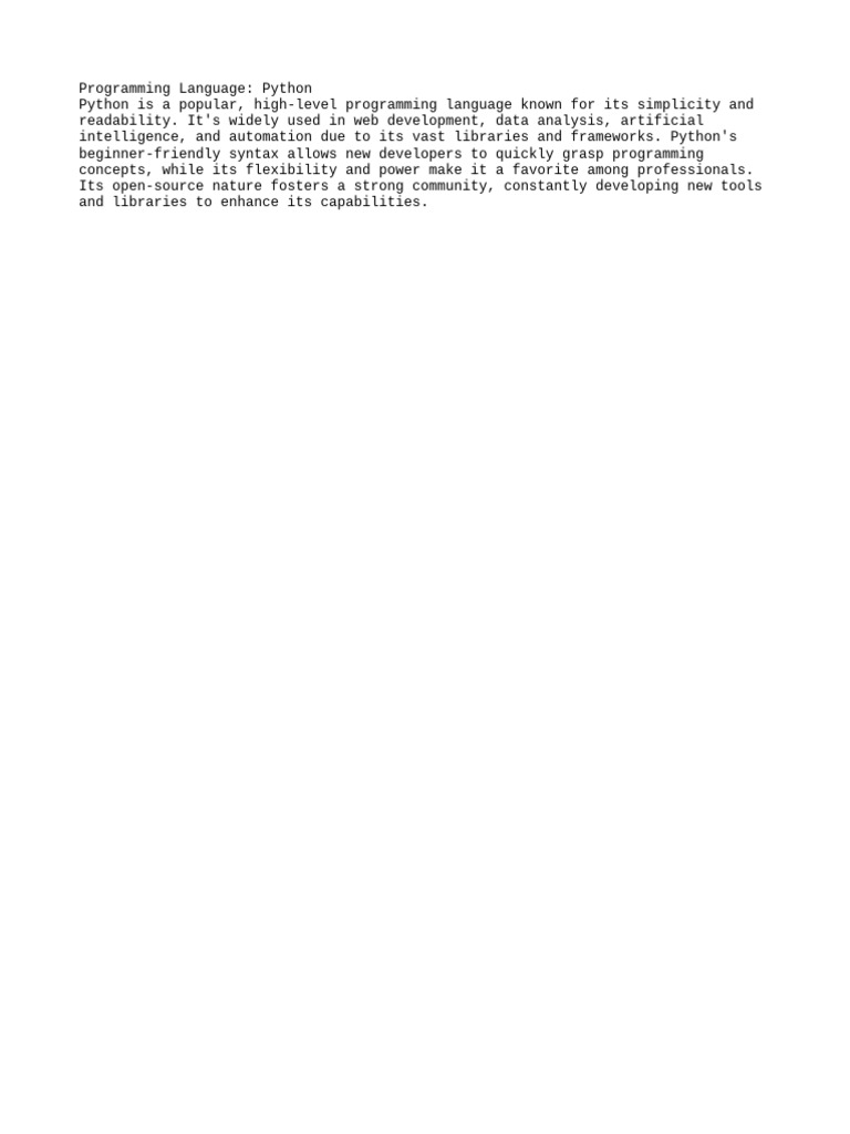 Programming Language Python | PDF Programming Language Python | PDF