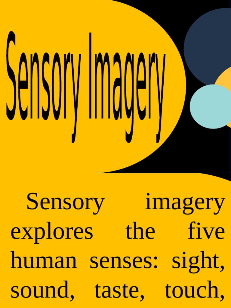 Ppt Sensory Imagery 1 Pdf