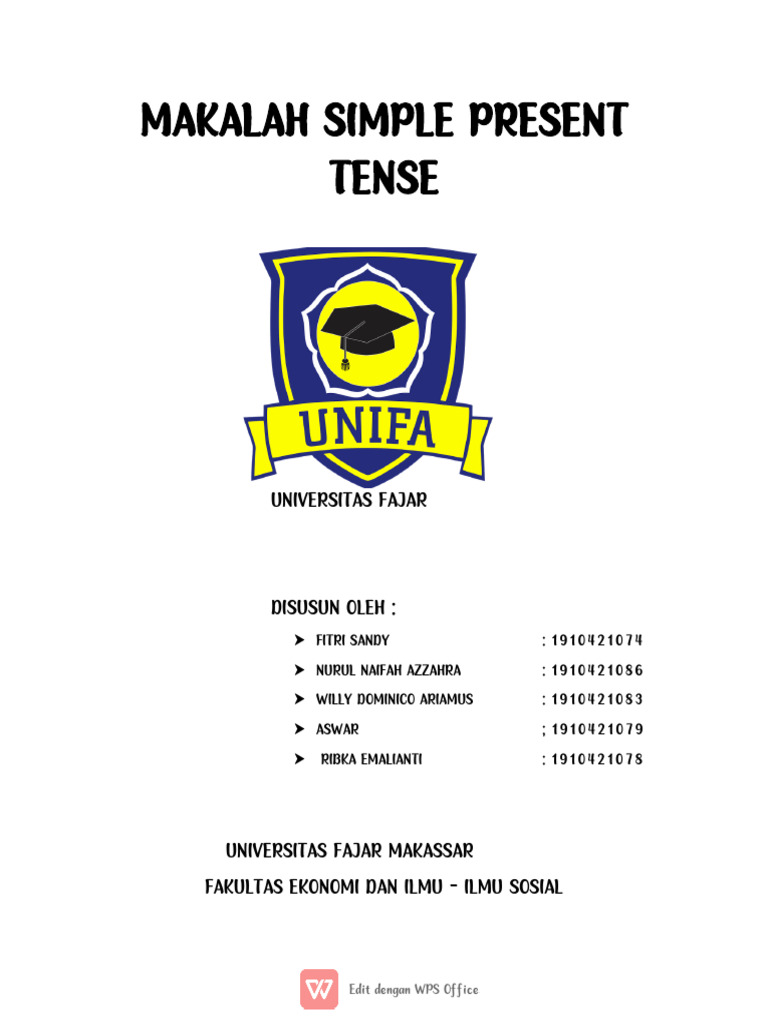 Makalah Simple Present Tense | PDF