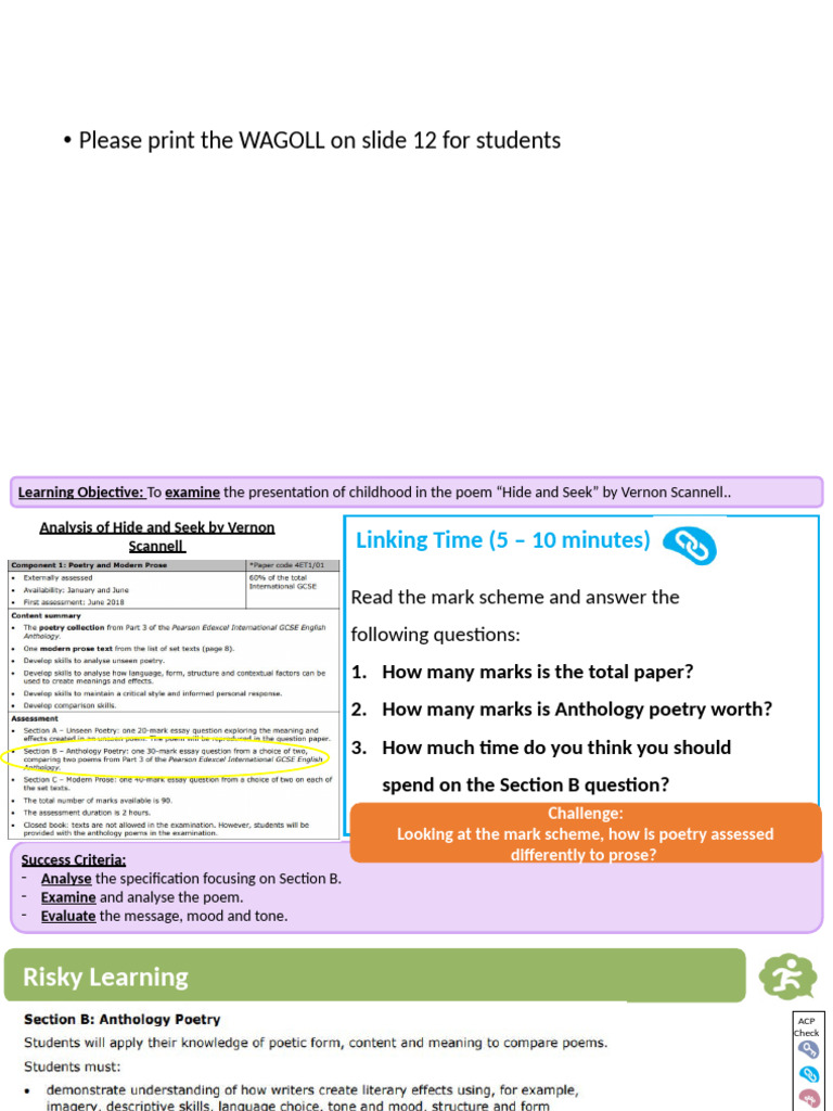 LO2 - Hide and Seek | PDF