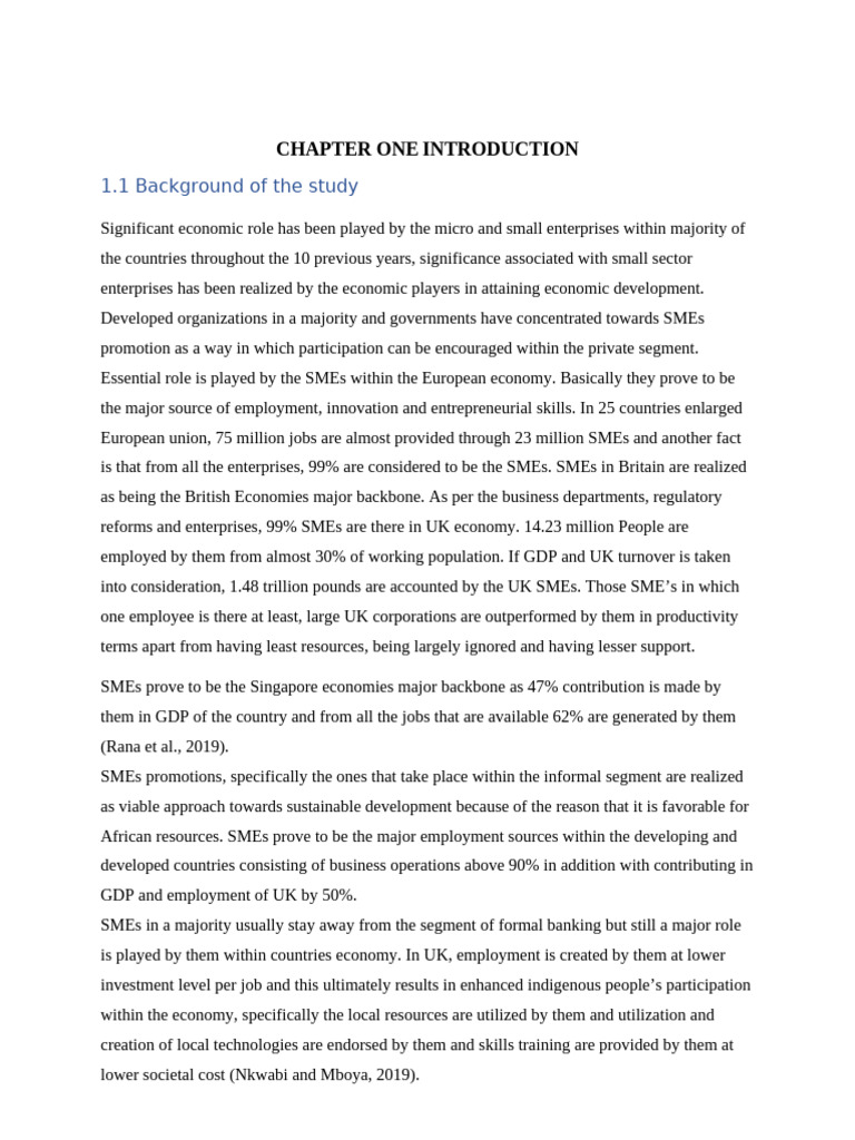 CHAPTER ONE INTRODUCTION | PDF CHAPTER ONE INTRODUCTION | PDF
