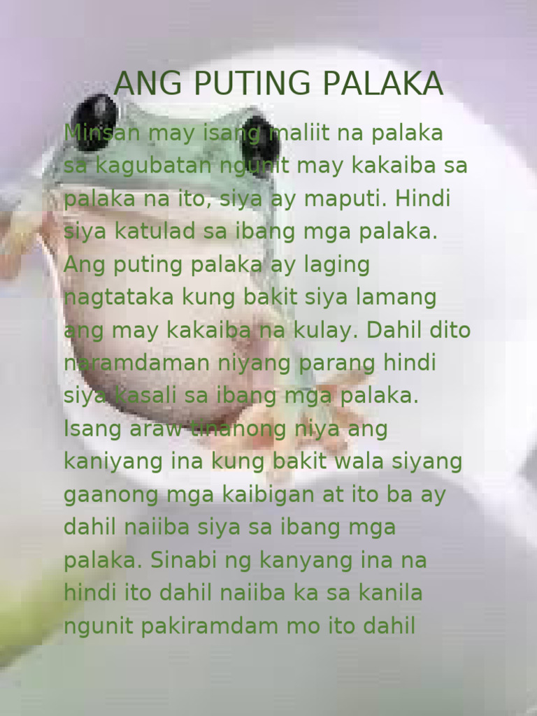 Ang Puting Palaka | PDF