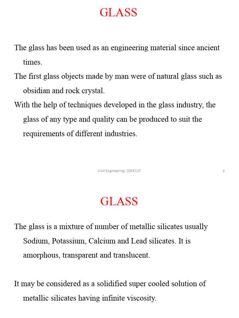 Glass | PDF