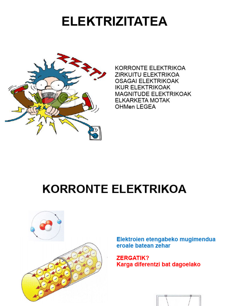 ELEKTRIZITATEA | PDF