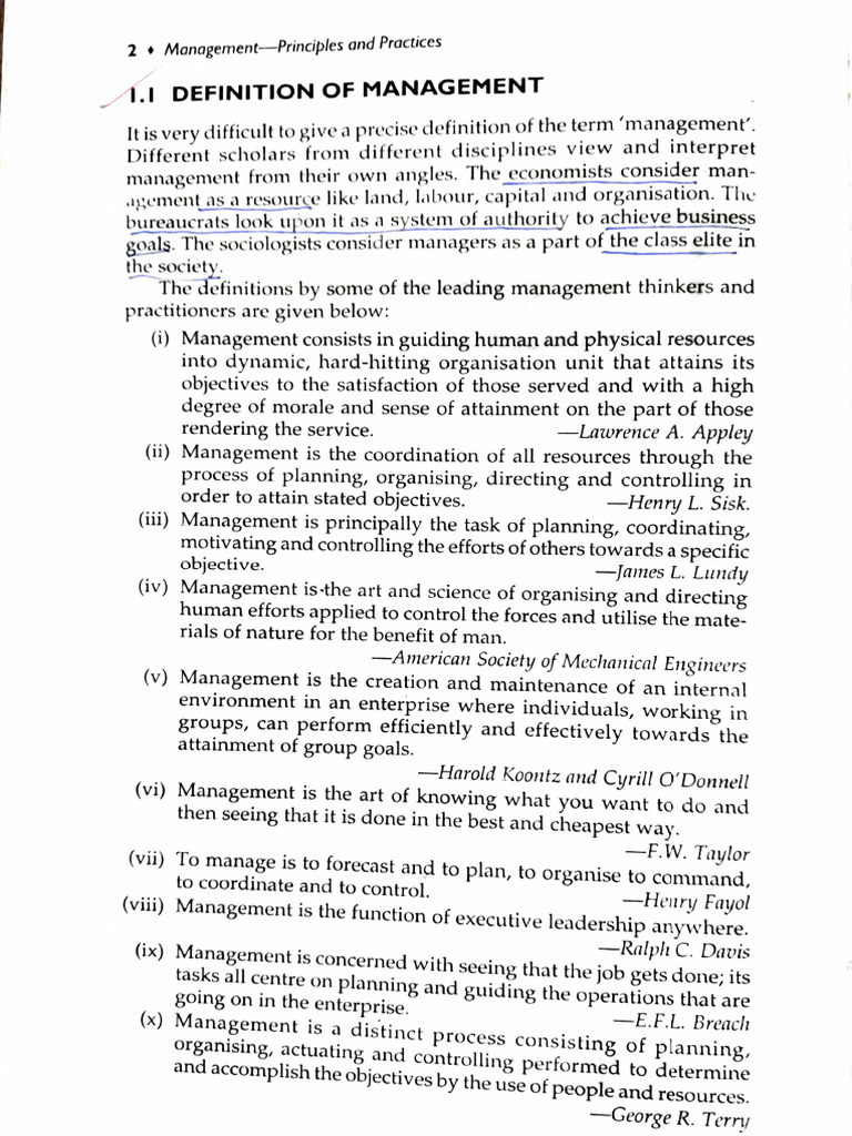 Notes On Business Management | PDF
