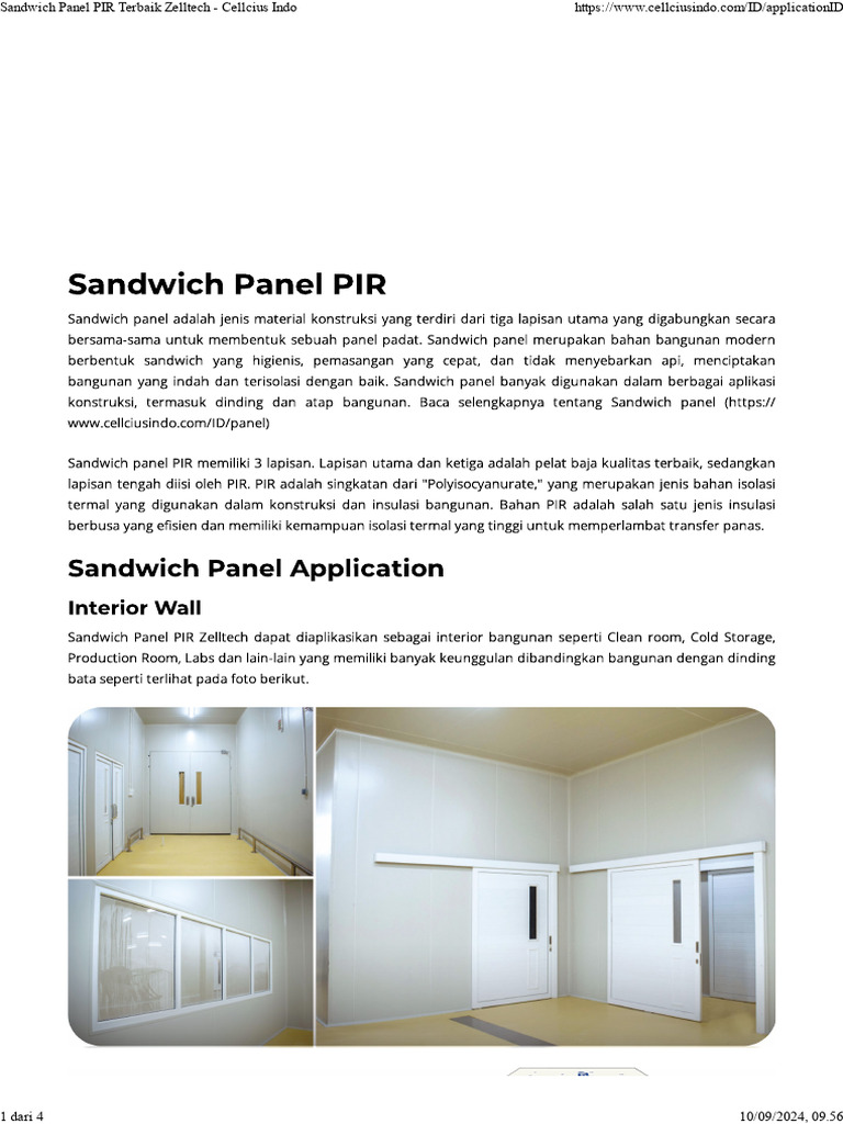 PIR sandwich panel | PDF