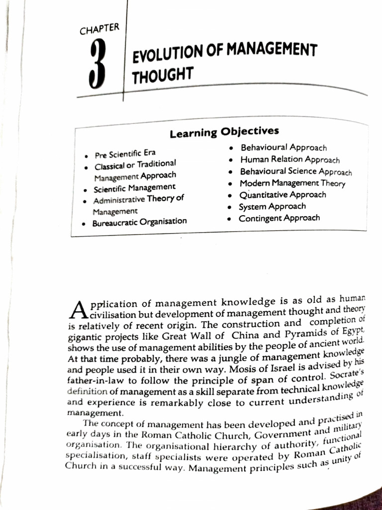 Evolution of Management | PDF