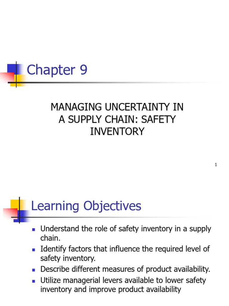 Ch09-Managing Uncertainty in Supply Chain - Safety Inventory | PDF