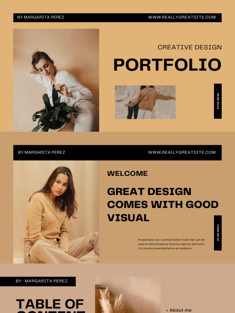 Fashion Modern Style Presentation Template | PDF