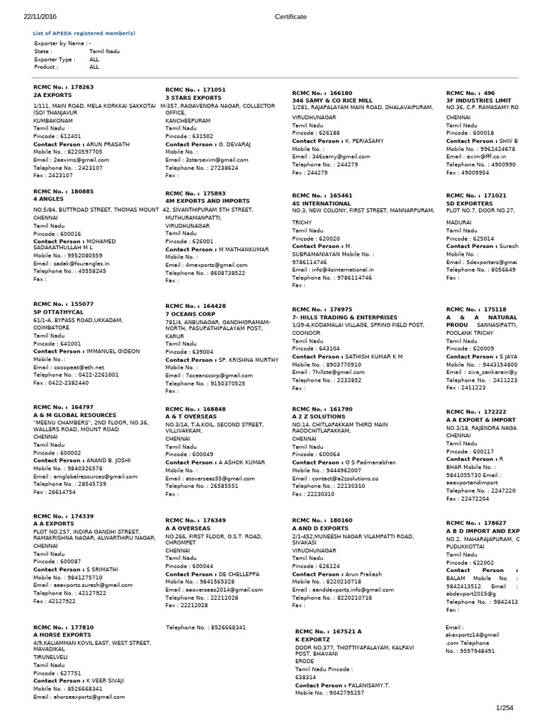 Tamilnadu Food Ind PDF | PDF