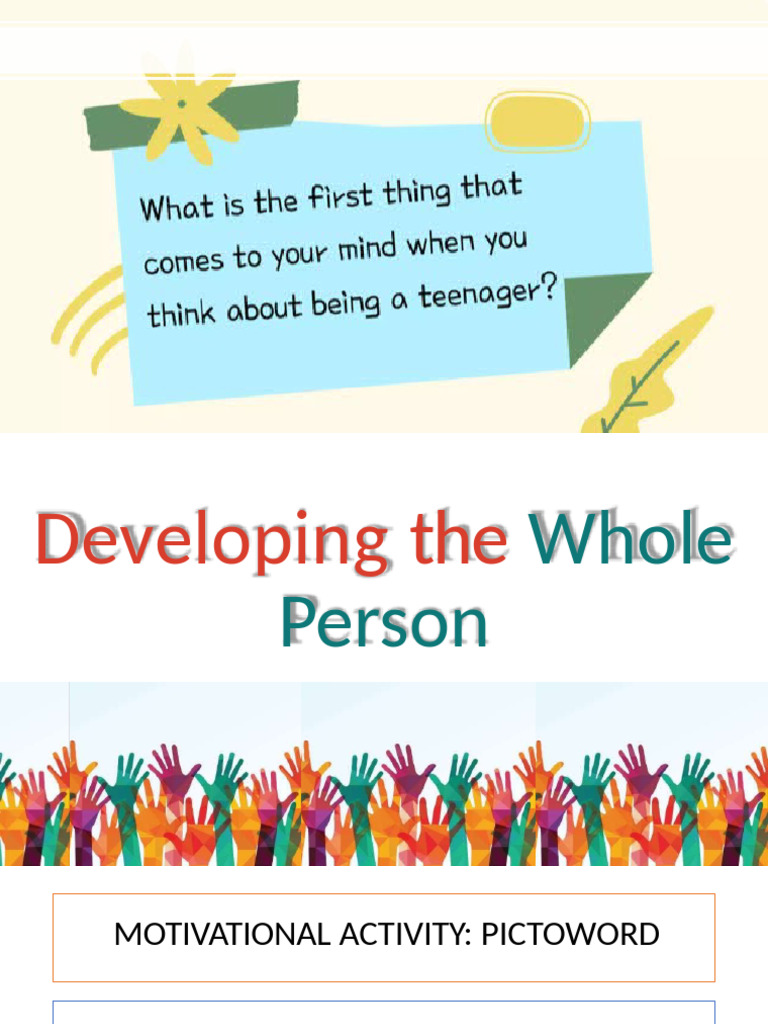 Developing The Whole Person | PDF
