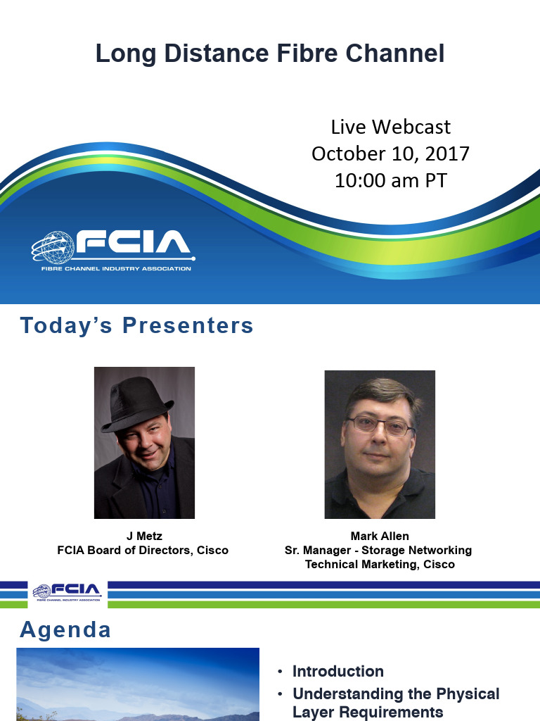 FCIA Long Distance Fibre Channel Final | PDF