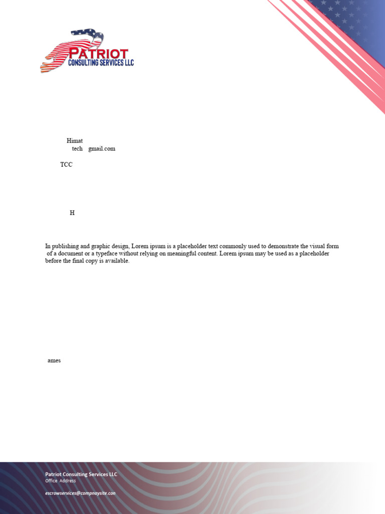 Patriot Updated Letterhead | PDF
