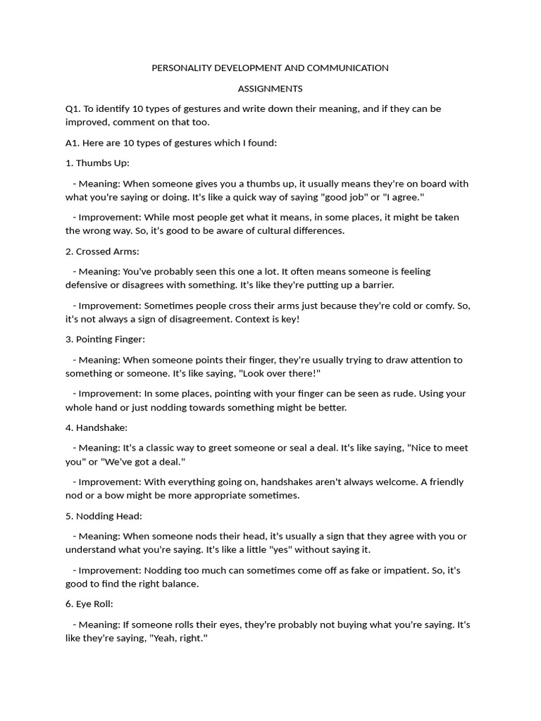Personality Development and Communication | PDF