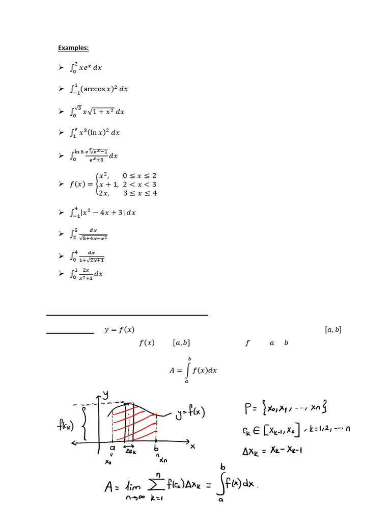 (Arccos ) : Examples | PDF