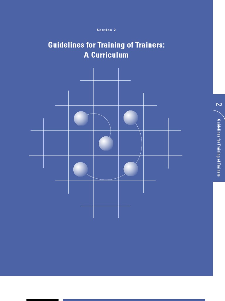 Train The Trainer | PDF | Facilitator | Adolescence