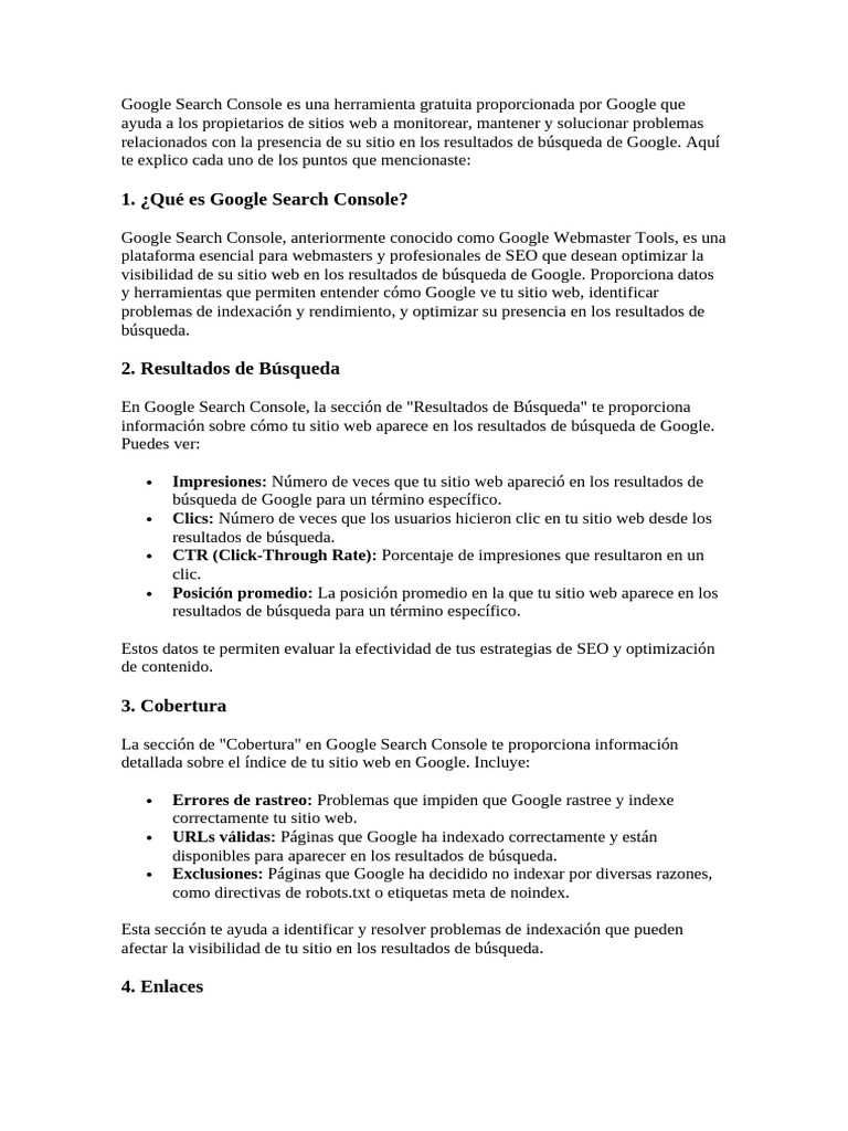 Google Search Console | PDF